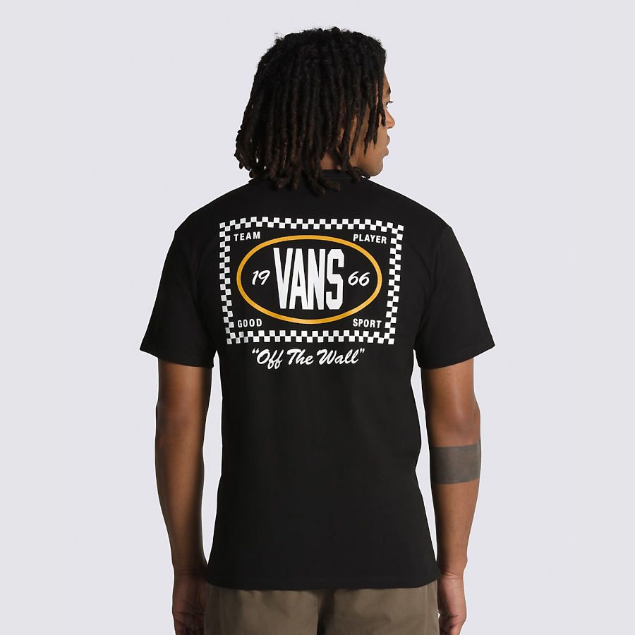 Vans Team Player Checkerboard Unisex T-Shirt (VN00003NTK41 ...